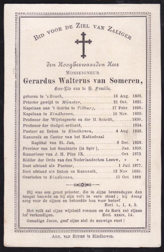 Gerardus Walterus van Someren - De historische en eigentijdse ...